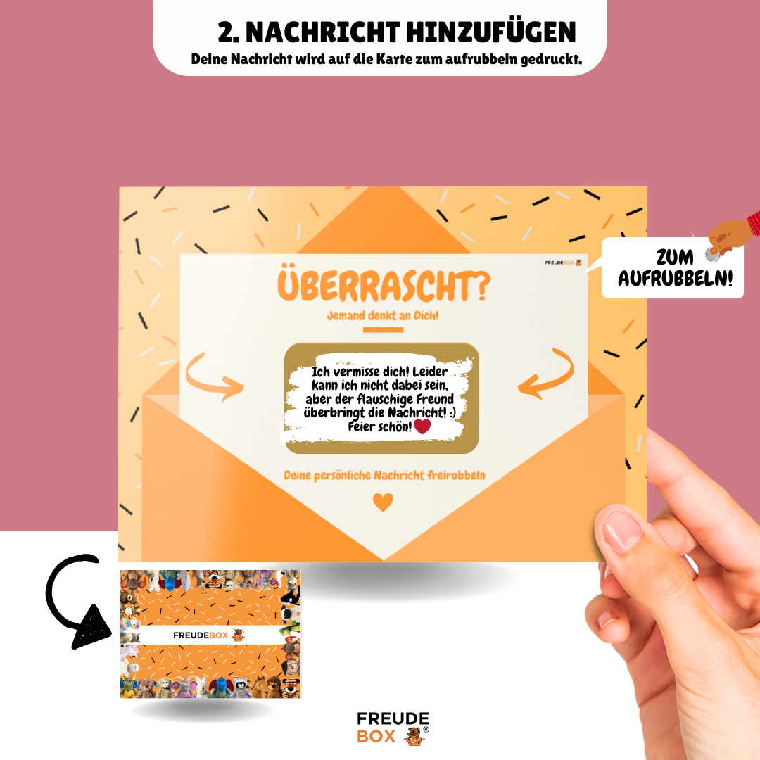 Elfie Stranger Things Stofftier Kuscheltier - Geschenkbox | FREUDEBOX®